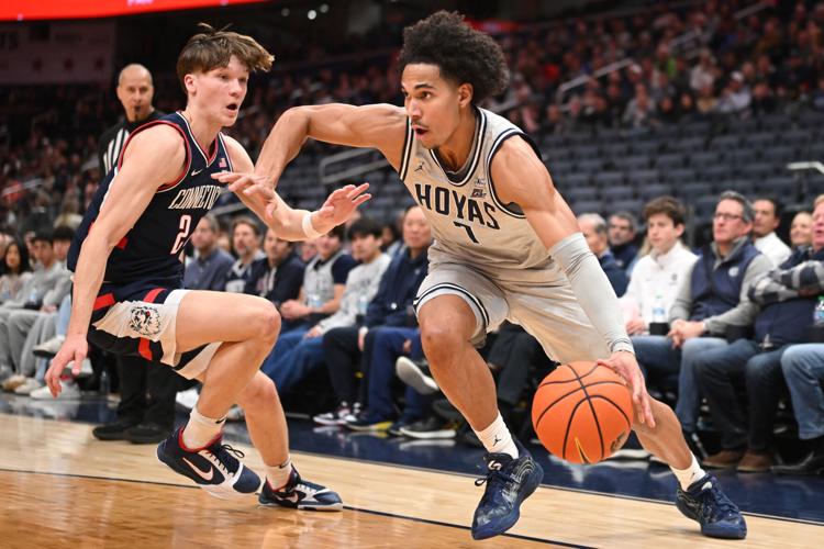 Tarris Reed Jr. scores 15 points, No. 3 UConn fends off Georgetown, 64 ...