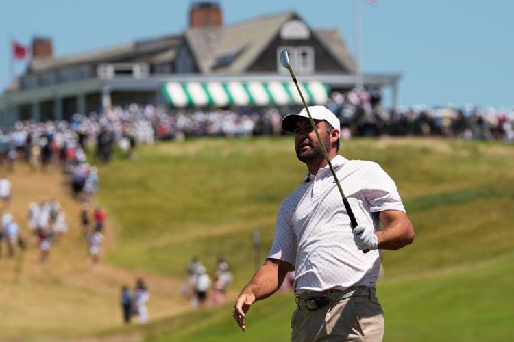 Scottie Scheffler has an eventful back nine to tie for second through ...