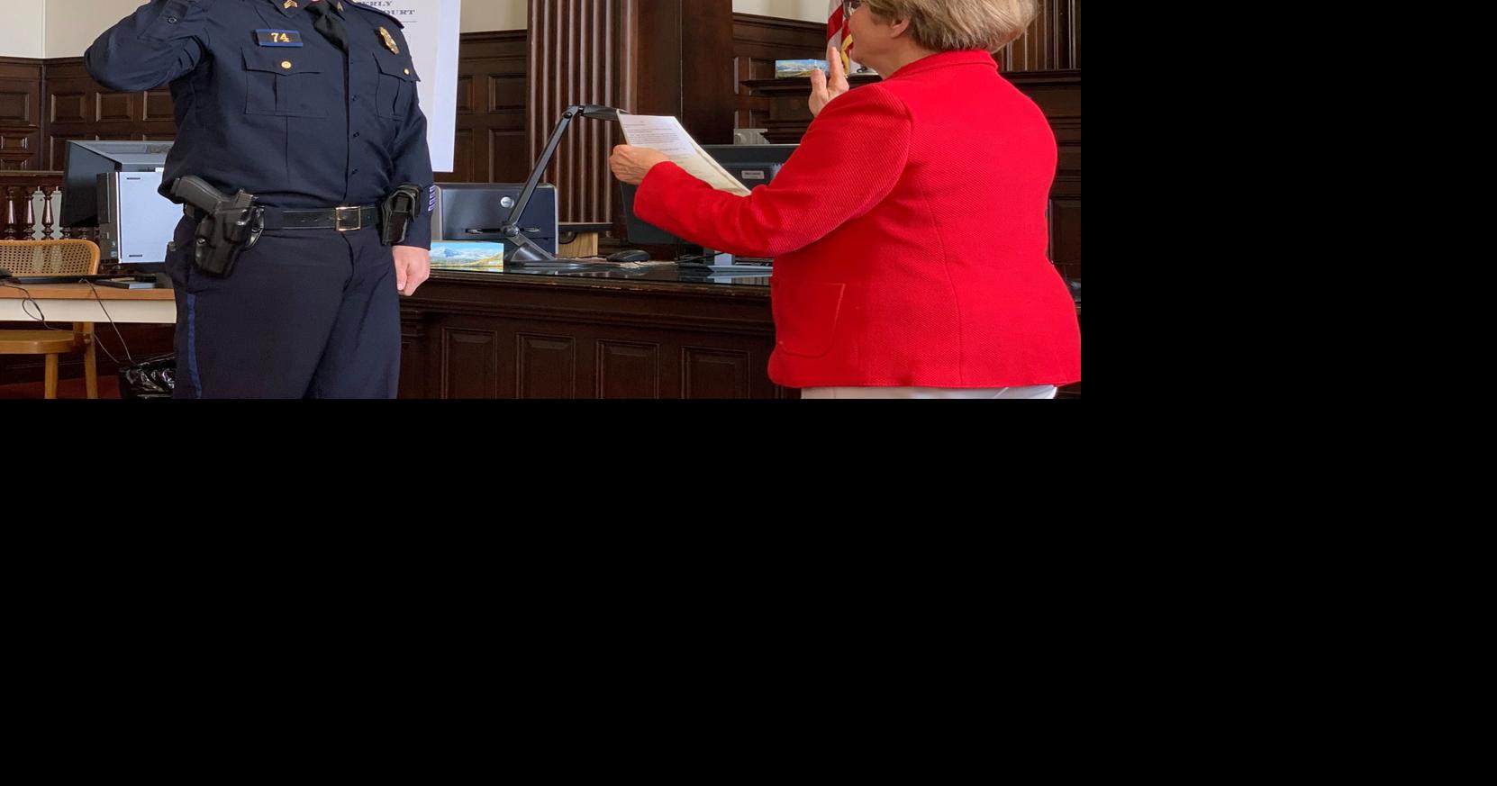 PHOTO: Toscano receives promotion, sworn in as new Westerly police ...