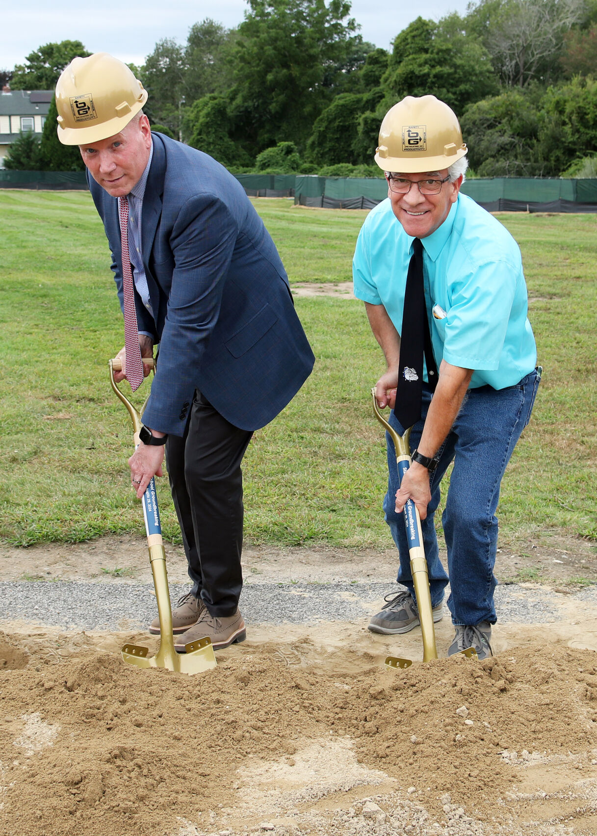 PHOTOS: Groundbreaking on new State Street School work | Westerly ...