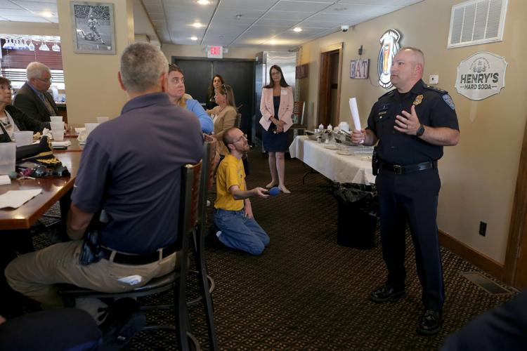 PHOTOS: Chief Gingerella addresses chamber members at Hilltop Cafe ...