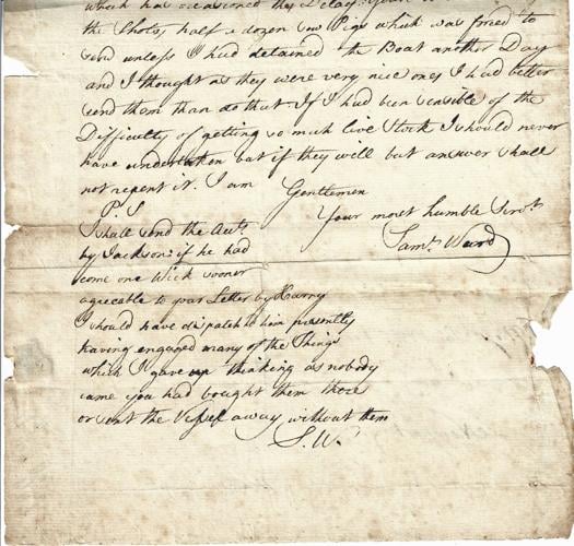 Peering into the Past: Samuel Ward was just four months from ...