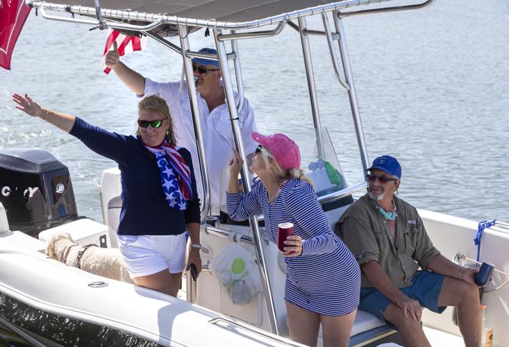 PHOTOS: Showing support at the Trump boat parade in Mystic | Stonington ...
