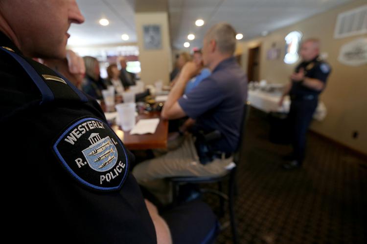 PHOTOS: Chief Gingerella addresses chamber members at Hilltop Cafe ...