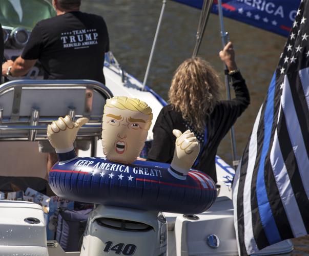 PHOTOS: Showing support at the Trump boat parade in Mystic | Stonington ...