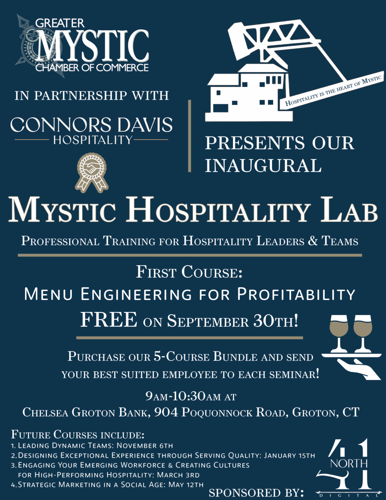 The Greater Mystic Chamber of Commerce announces The Mystic Hospitality ...