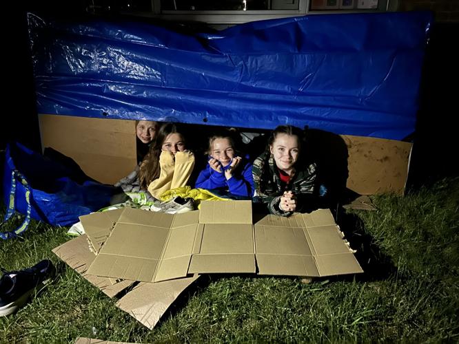 Homeless Sleep Out Simulation at Monsignor Clarke School | Front Porch ...