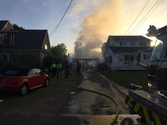 Fire destroys garage and damages house in Charlestown | News ...