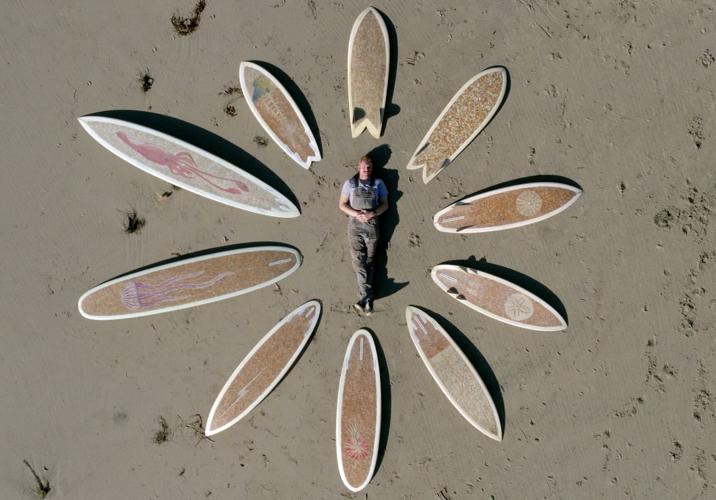 ‘The Cigarette Surfboard’ draws attention to dangers of beach litter ...