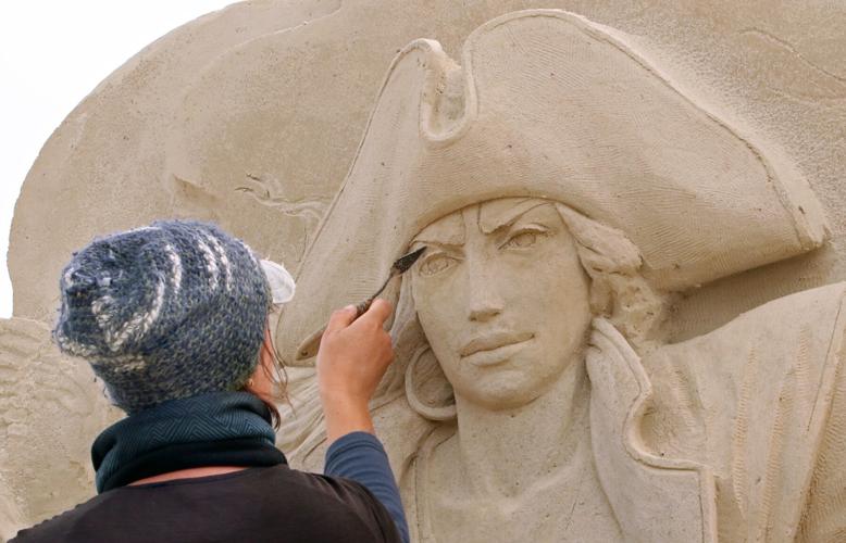 PHOTOS: Preparing for Atlantis RIsing competition at Misquamicut Beach ...