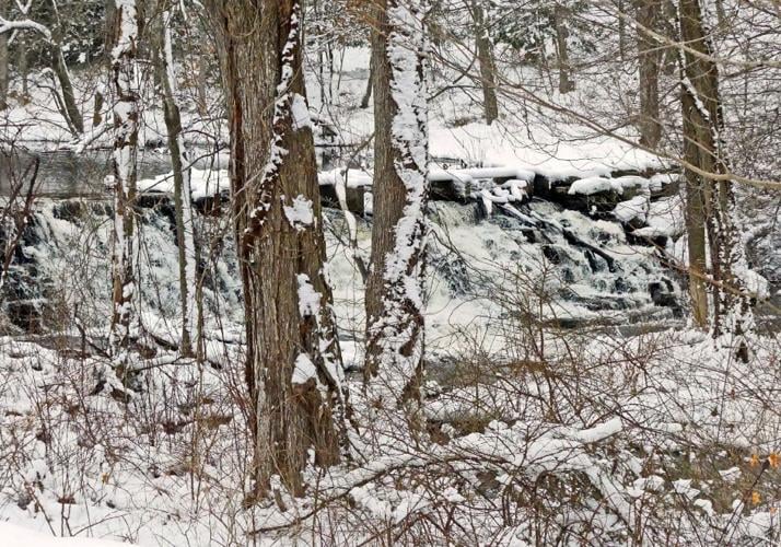 PHOTOS: A winter view of dam at Clark Falls | North Stonington ...