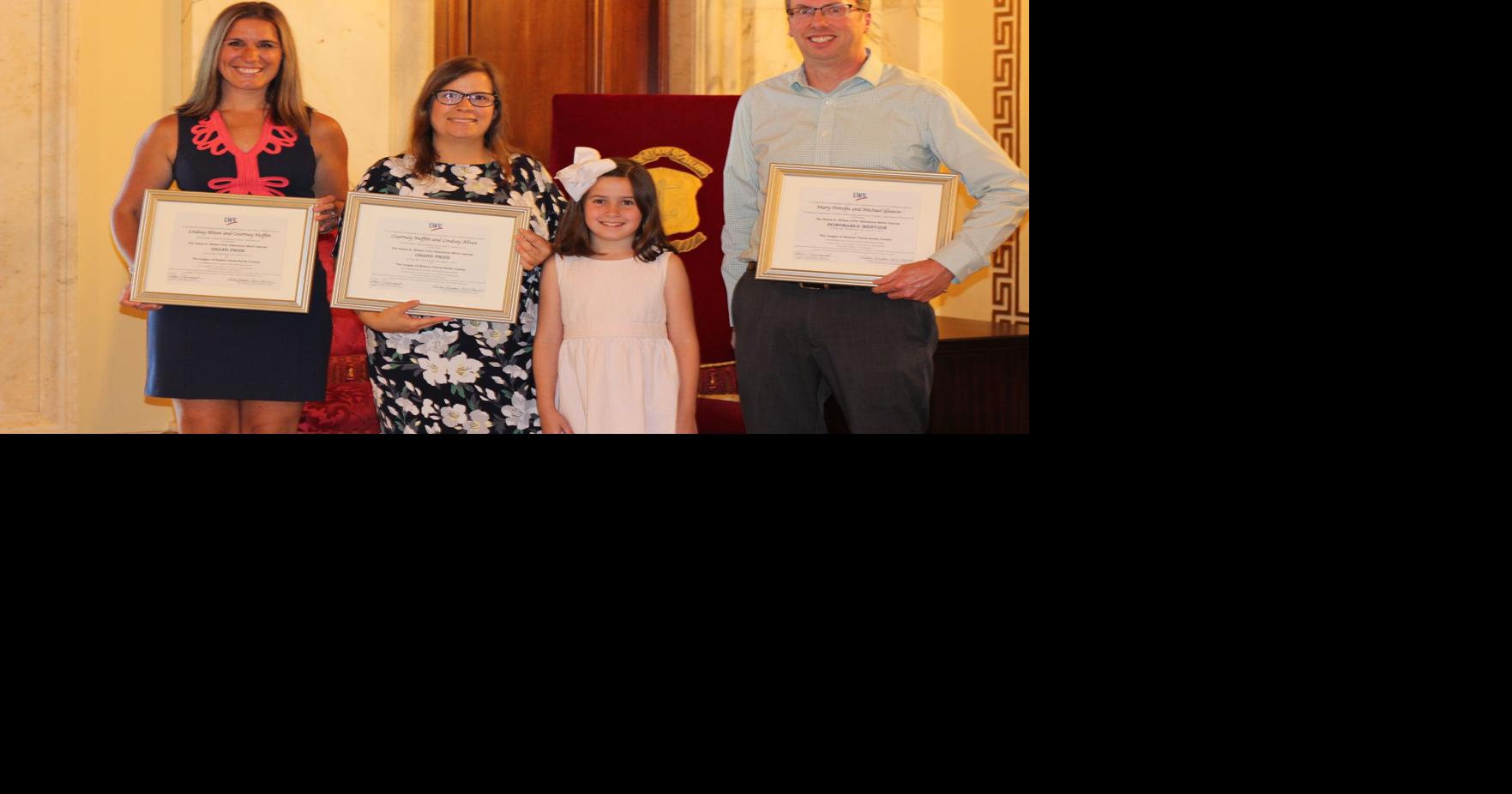 The Susan B. Wilson Civic Education Merit Award winners | Front Porch ...