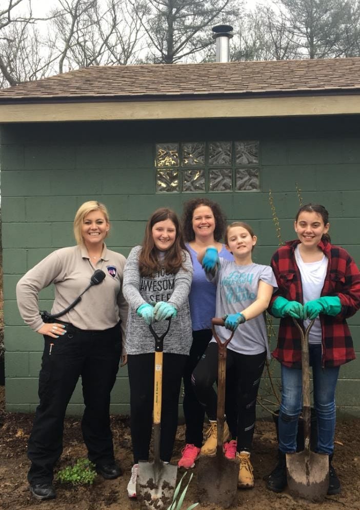 Local Girl Scouts beautify the Hopkinton Animal Shelter | Front Porch ...