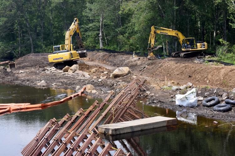 PHOTOS: Work on removal of Bradford Dam in the final stages | News ...
