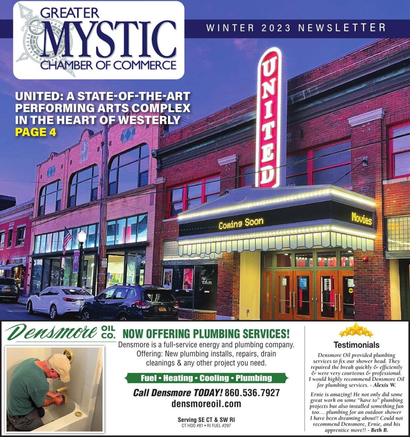 Mystic Chamber Newsletter | | thewesterlysun.com