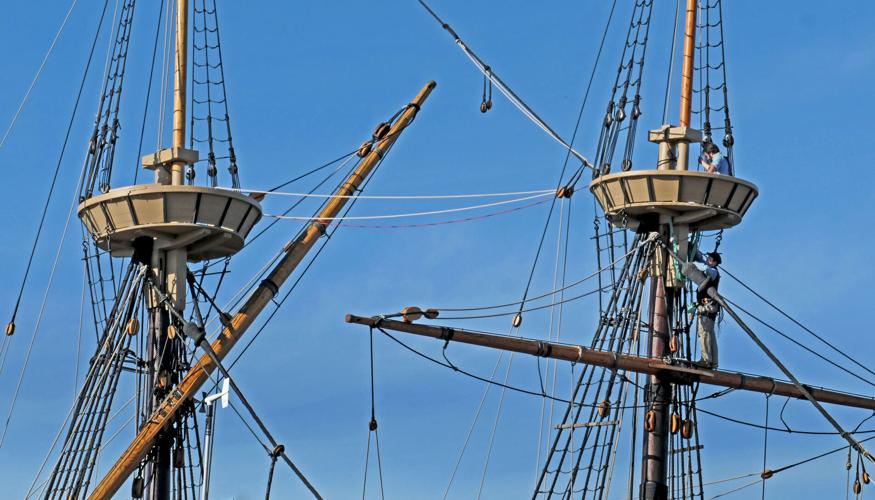 PHOTOS: Return of the Mayflower II to Mystic Seaport | Stonington ...