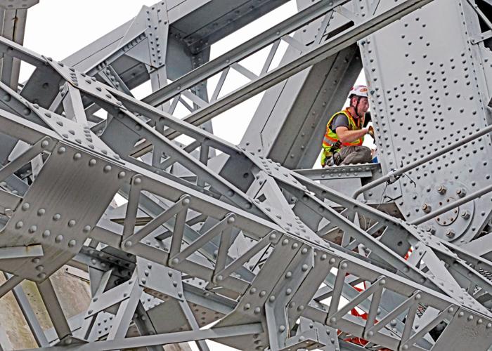 PHOTOS: Mystic River Drawbridge gets some repairs | Stonington ...