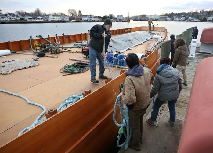 PHOTOS: Schooner Coronet arrives at Mystic Seaport Museum for ...