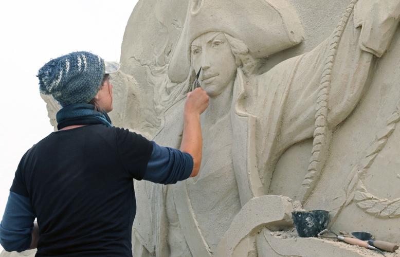 PHOTOS: Preparing for Atlantis RIsing competition at Misquamicut Beach ...