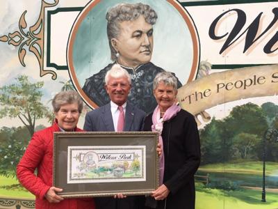 Sponsors of the Wilcox Park mural honored with plaque | Front Porch ...