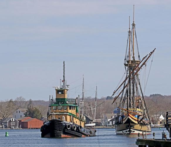 Photos: Mayflower Headed Home after maintenance at Seaport shipyard ...