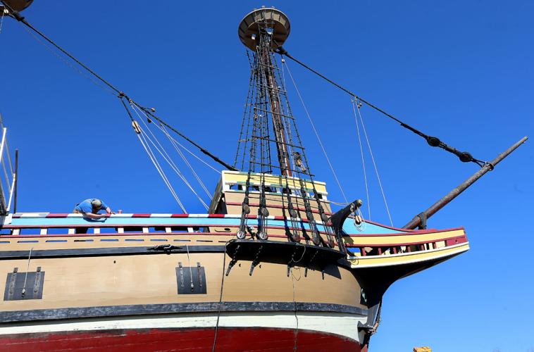 PHOTOS: Fifty shades of blue on and around the Mayflower II ...