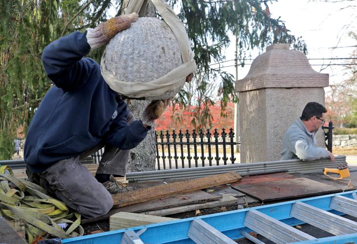 A Decade in the Making: Lost granite globe returns to Stonington ...