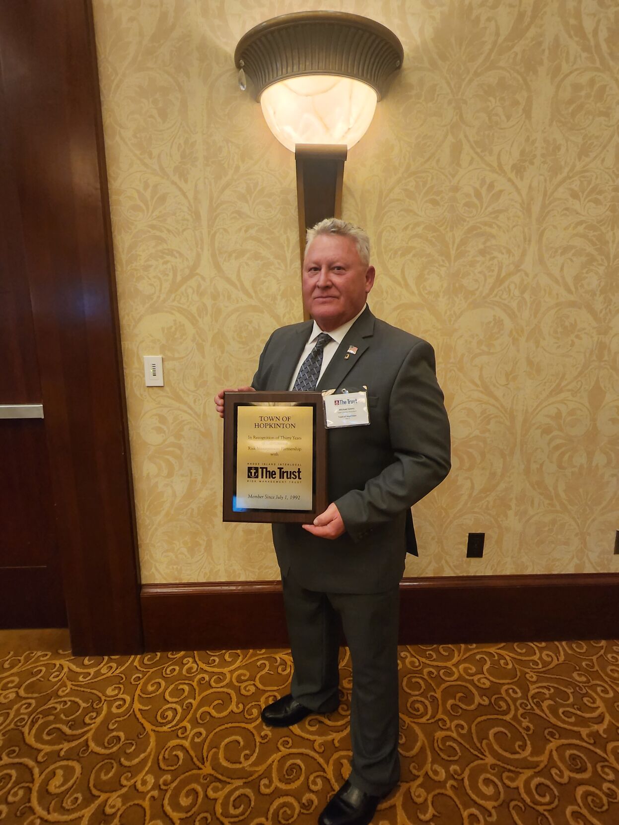 Hopkinton Town Council, staff recognized for work with Risk Management ...