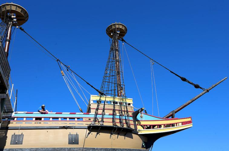 PHOTOS: Fifty shades of blue on and around the Mayflower II ...