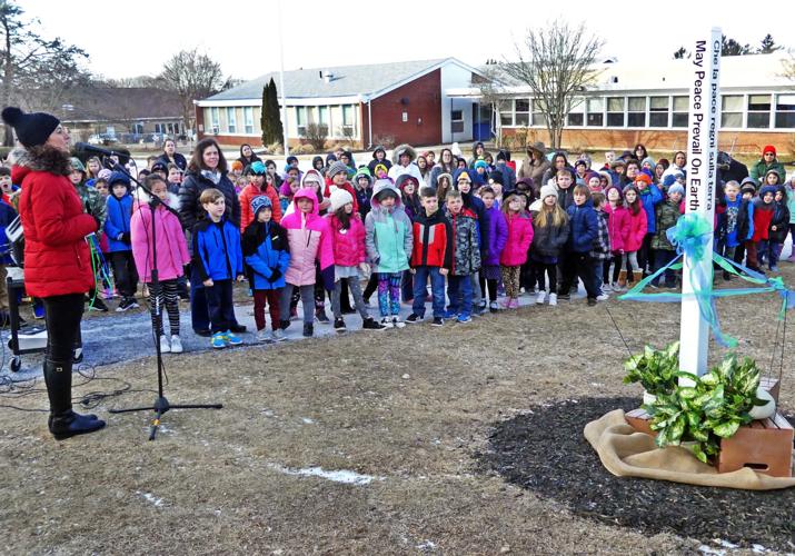 PHOTOS: Peace pole dedicated at State Street School | Westerly ...