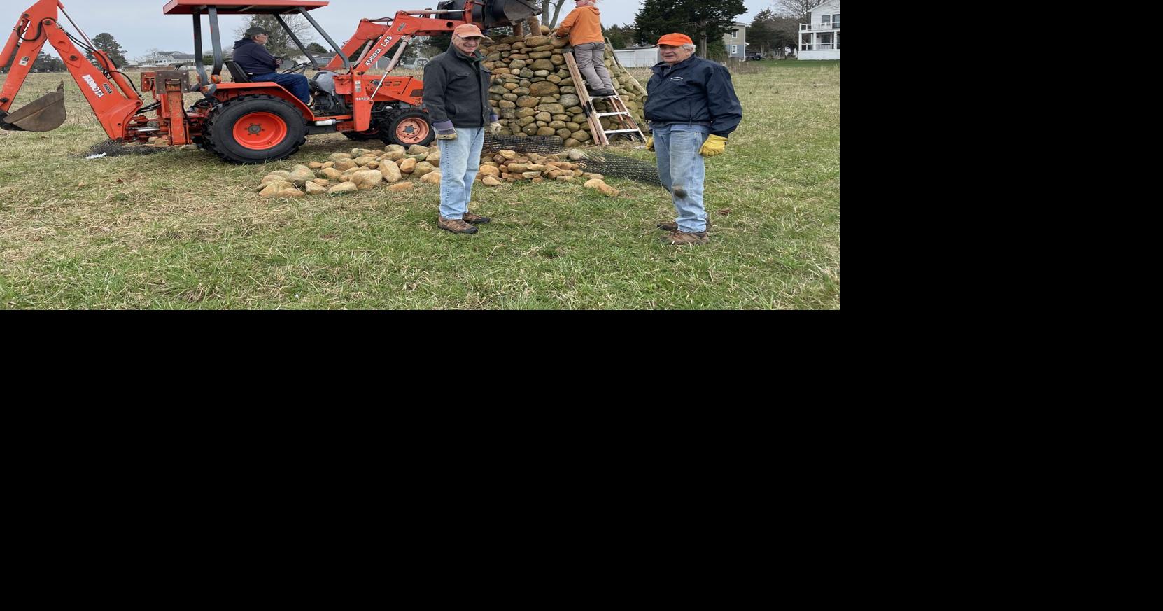 Stone hives restored at Winnapaug Preserve | Front Porch News ...