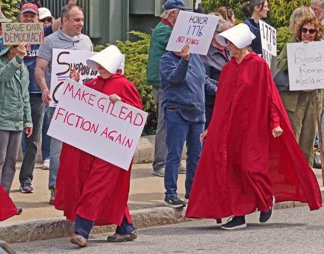 PHOTOS: Anti-DOGE protest in downtown Westerly | Westerly ...