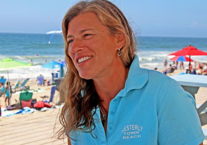 Julia Beasley, former Olympian, keeps the beach clean and sports in ...
