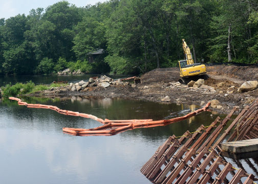 PHOTOS: Work on removal of Bradford Dam in the final stages | News ...