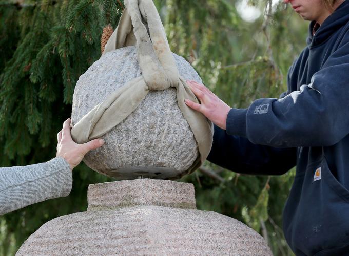 A Decade in the Making: Lost granite globe returns to Stonington ...