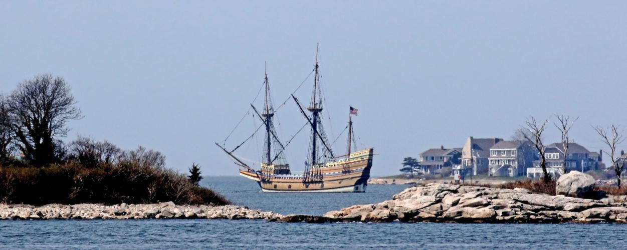 Photos: Mayflower Headed Home after maintenance at Seaport shipyard ...