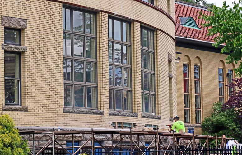 PHOTOS: A few pointers for Westerly Library brick | Westerly ...