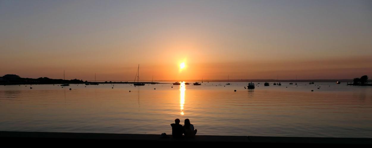 PHOTOS: Smoke gets in your eyes, even at sunset | Westerly ...