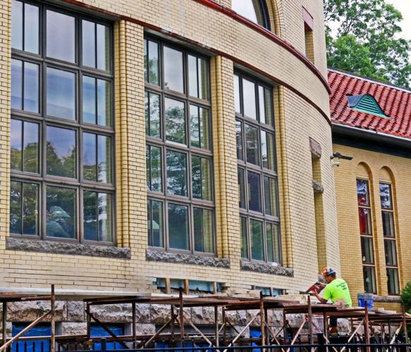 PHOTOS: A few pointers for Westerly Library brick | Westerly ...
