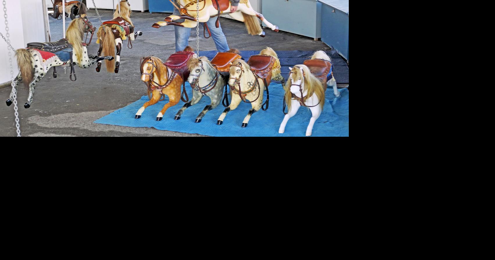 PHOTOS: Watch Hill Carousel horsies put back in the barn for the winter ...