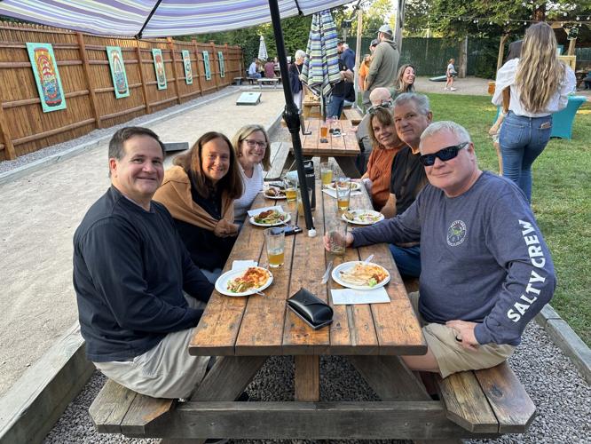 Getting ready to cheer for charity at Grey Sail | Front Porch News ...