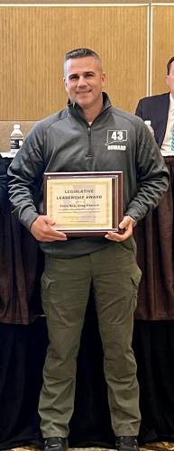 Rep. Greg Howard receives Legislative Police Award | Front Porch News ...