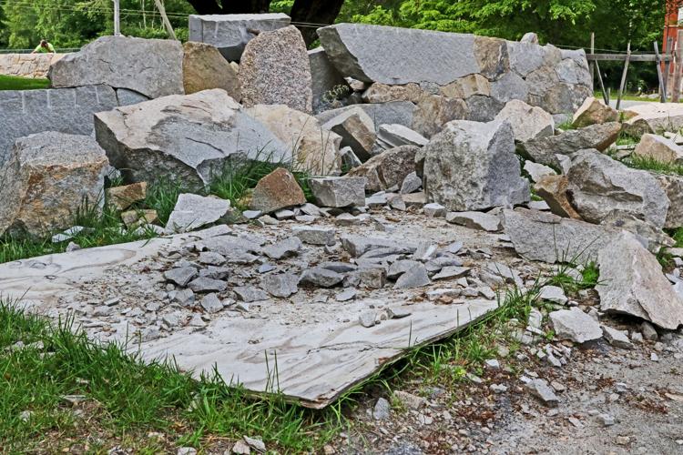 Charlestown mason turning heads with 'The Great Wall of Westerly' on ...