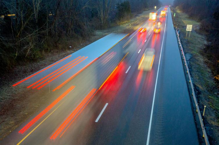 PHOTOS: Blurred cars getting snowed on at dusk | Stonington ...
