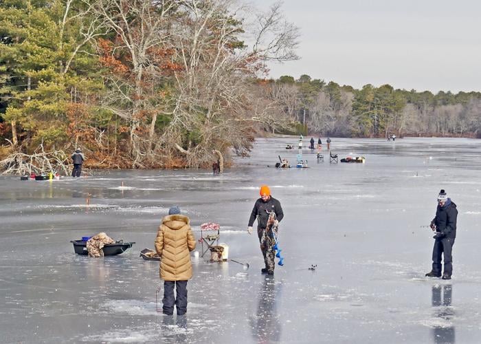 PHOTOS: Enjoying the day with some ice fishing at Alton Pond | Westerly ...