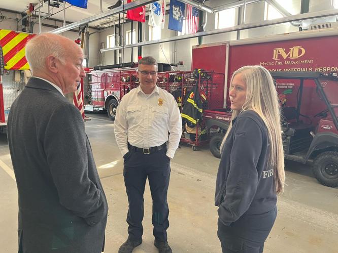 PHOTOS: Courtney visits Mystic Fire Department | Stonington ...