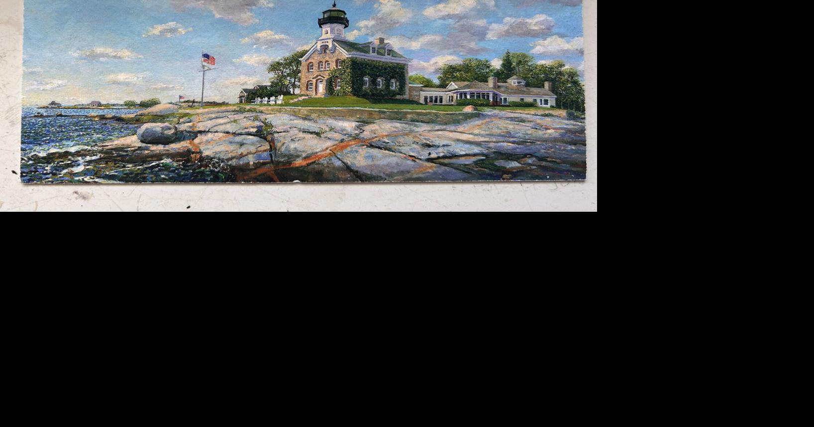 "Noank Light, Morgan Point" by Tim Mockler. Photo courtesy Noank ...