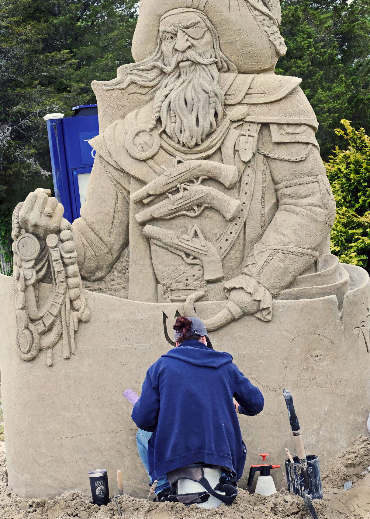 Three new sand sculptures in South County herald fall's Atlantis RIsing ...