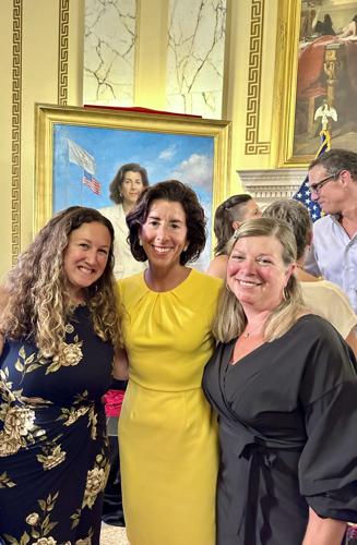 O'Shea attends Raimondo's historic portrait unveiling | Front Porch ...