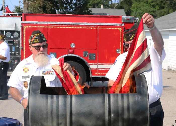 PHOTOS: Saying a final goodbye to 'Old Glory' | Westerly ...
